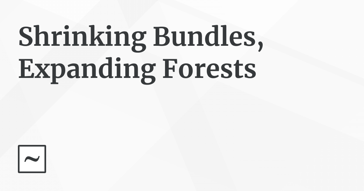 Shrinking Bundles, Expanding Forests | Maxi Ferreira Shrinking Bundles, Expanding Forests | Maxi Ferreira